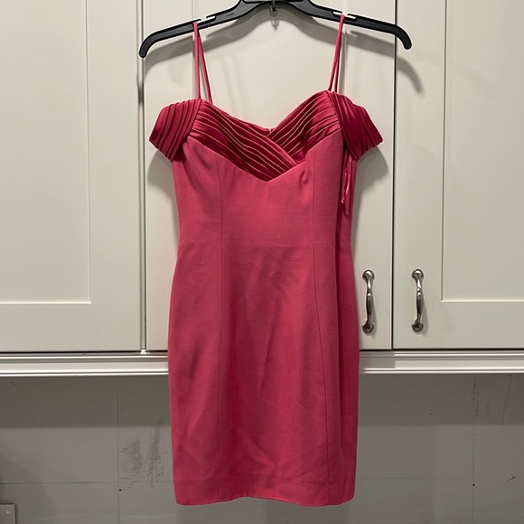Gillian | Dresses | Gillian Pink Cocktail Off The Shoulder Dress Sz 4 ...